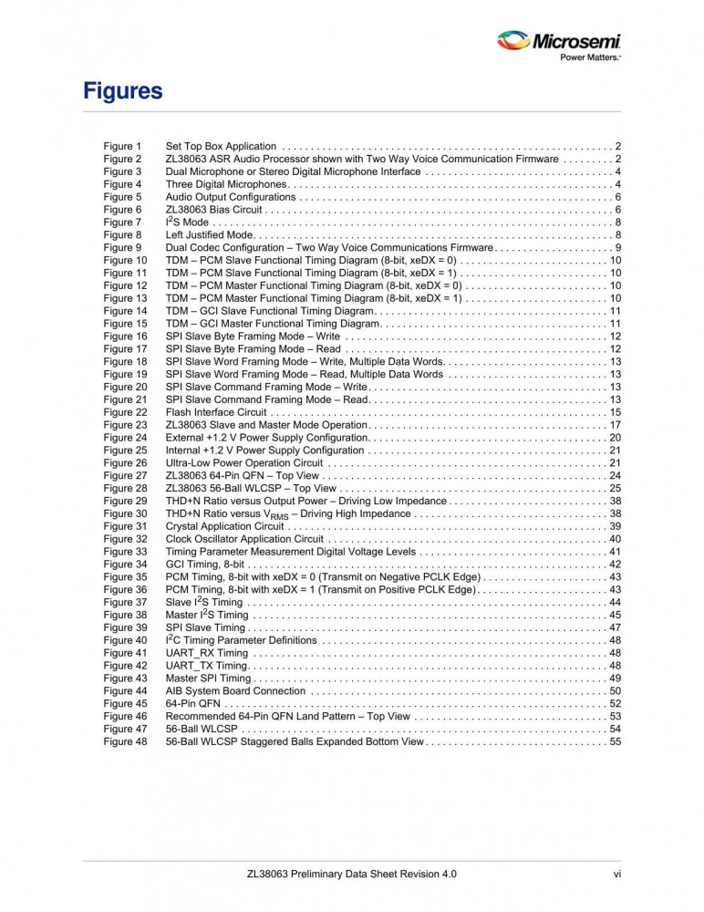 ZL38063 datasheet page image 6