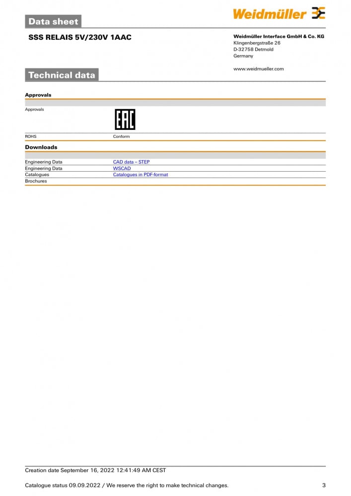 Weidmuller 1132260000 documentation page 3