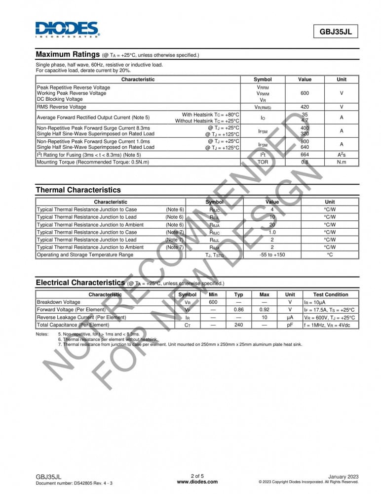 GBJ35JL-F datasheet page 2