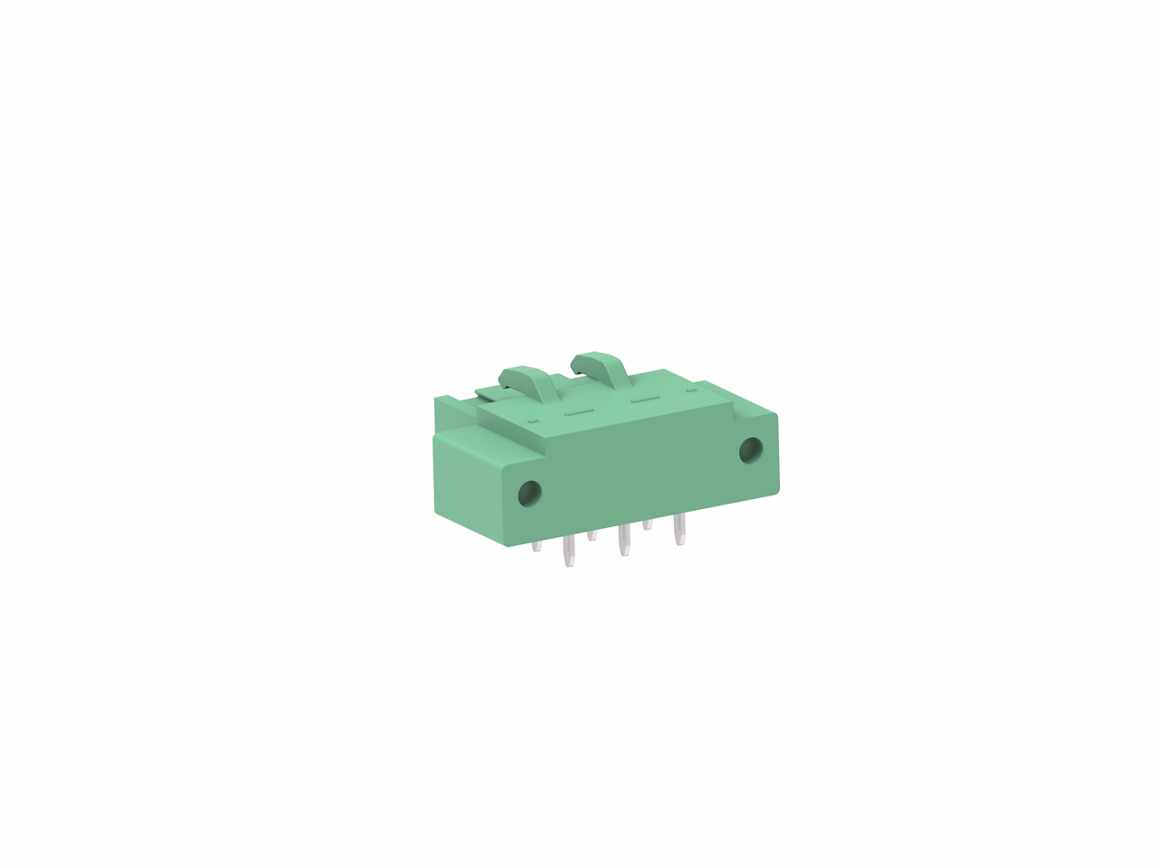 5.08mm Pitch Eurostyle Horizontal Plug, Double Wire, with Retention Ends, 4 Circuits