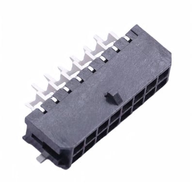 HanElectricity MX3.0-2x8ALT Male Pin Header, 2x8 Pin Dual Row Connector for PCB Mounting