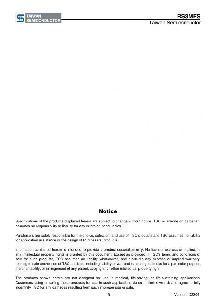RS3MFS datasheet page 5