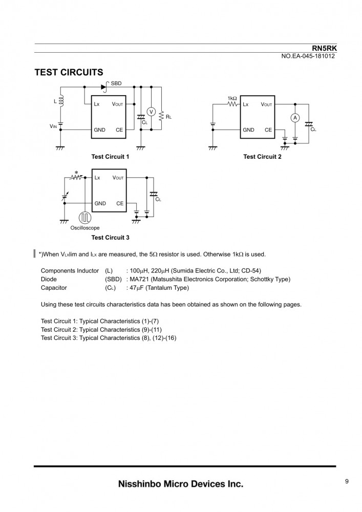 RN5RK datasheet page 9