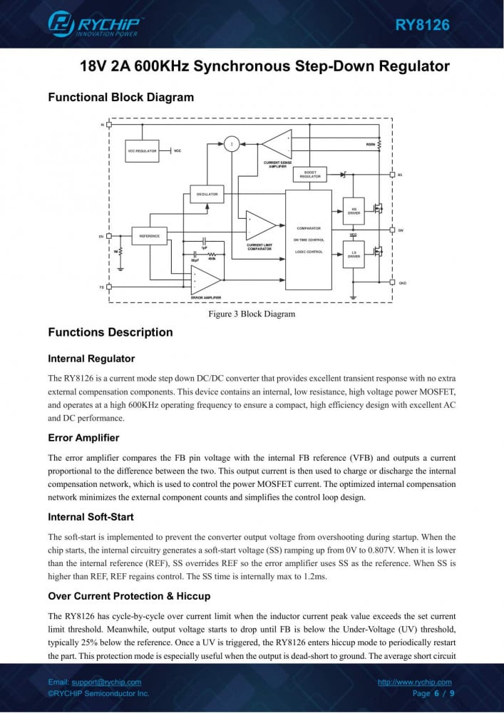 RY8126 datasheet page 6