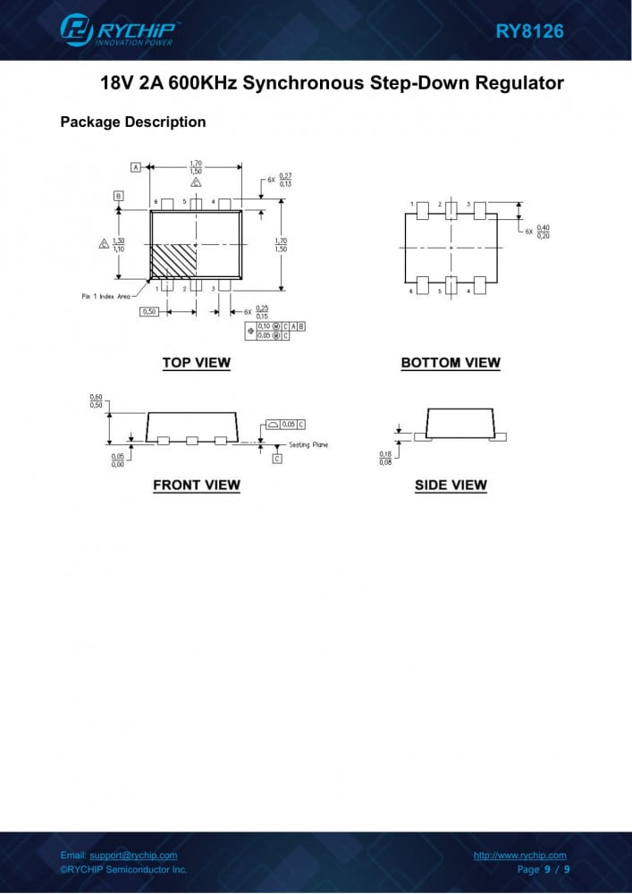 RY8126 datasheet page 9