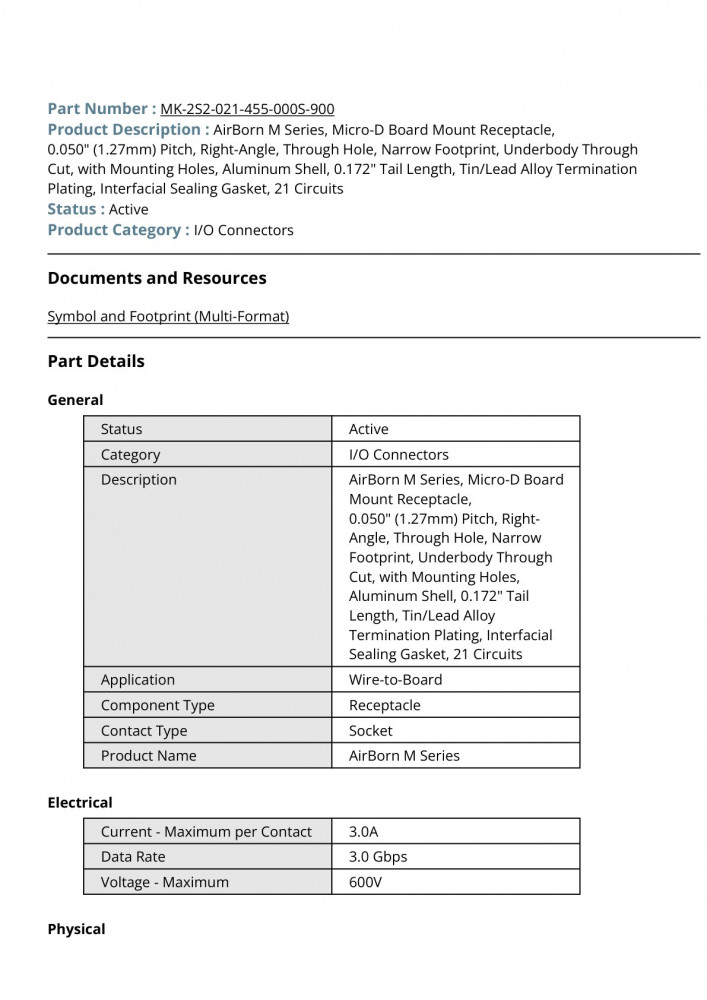 Product document page 1