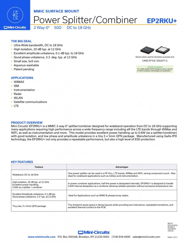 EP2RKU+ technical document page 1