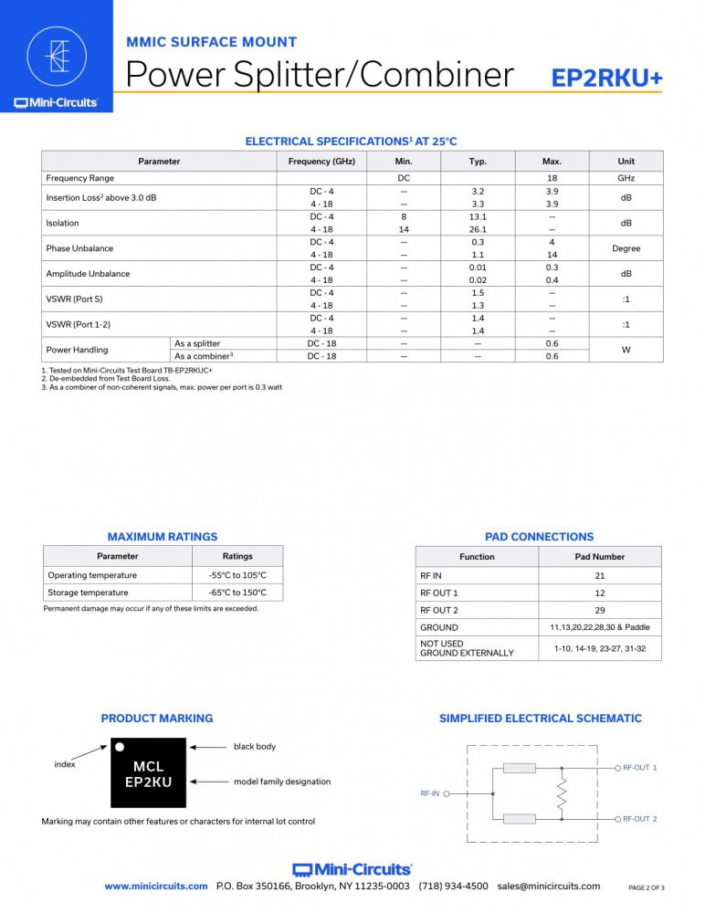 EP2RKU+ technical document page 2