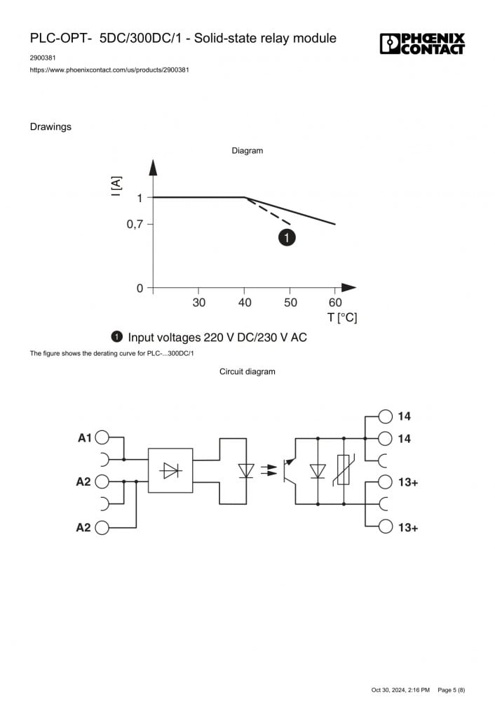 Phoenix Contact 2900381 technical document page 5