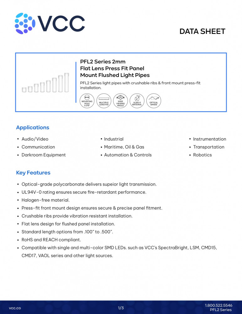 PFL2 Series product documentation image 1