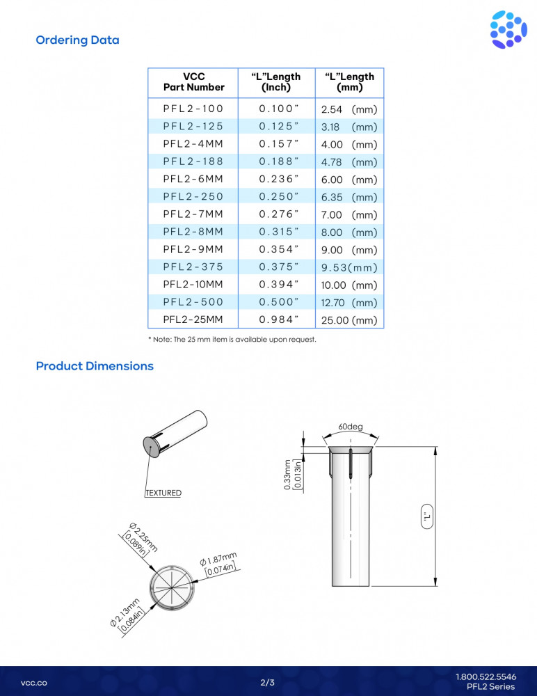PFL2 Series product documentation image 2
