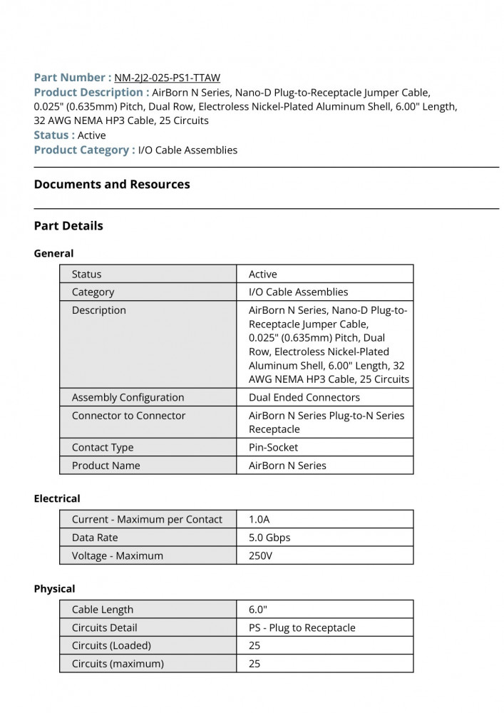 Product document image, page 1