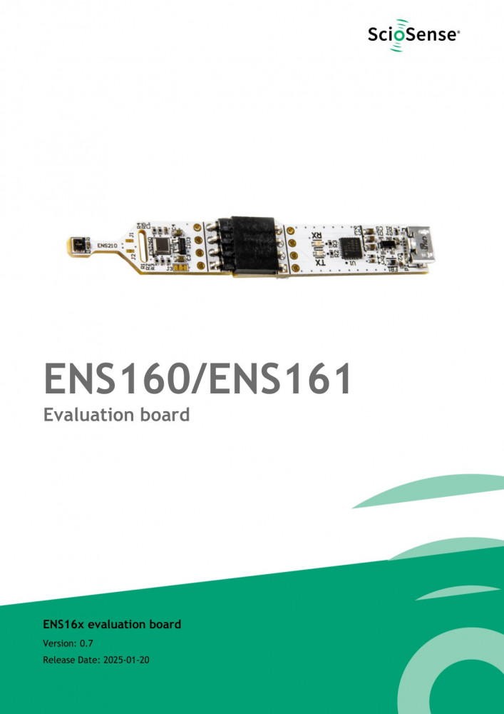 ENS161 evaluation kit document page 1