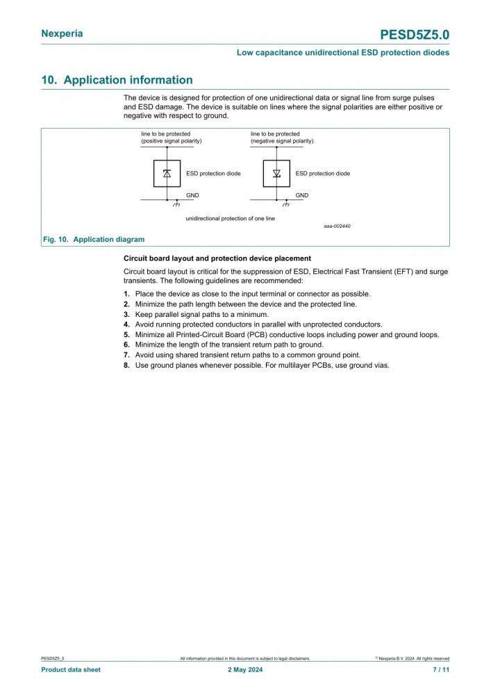 PESD5Z5.0,115 datasheet page 7