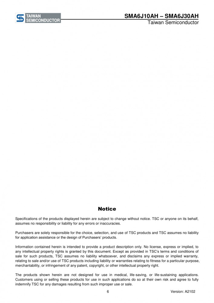 SMA6J30AH datasheet page 6