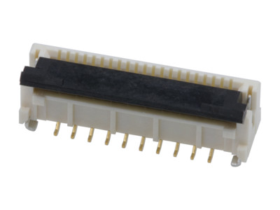 Easy-On FFC/FPC Connector, 0.50mm Pitch, V-Flip Series, Vertical, 4.05mm  Height, 21 Circuits, Phosphor Bronze, Gold Plating for sale
