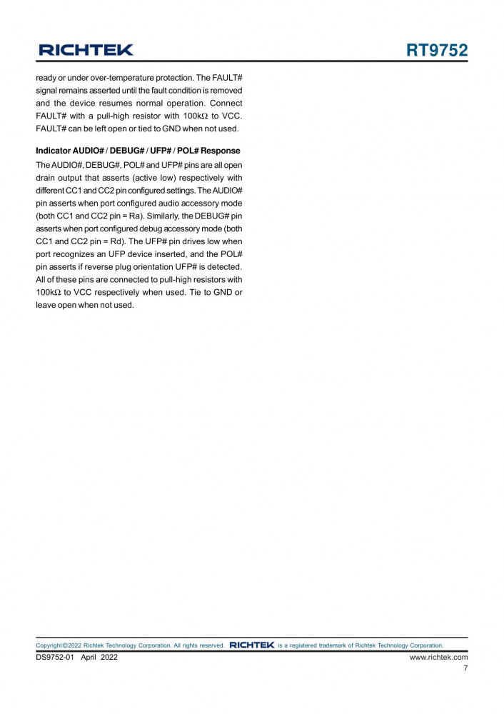 RT9752 datasheet page 7