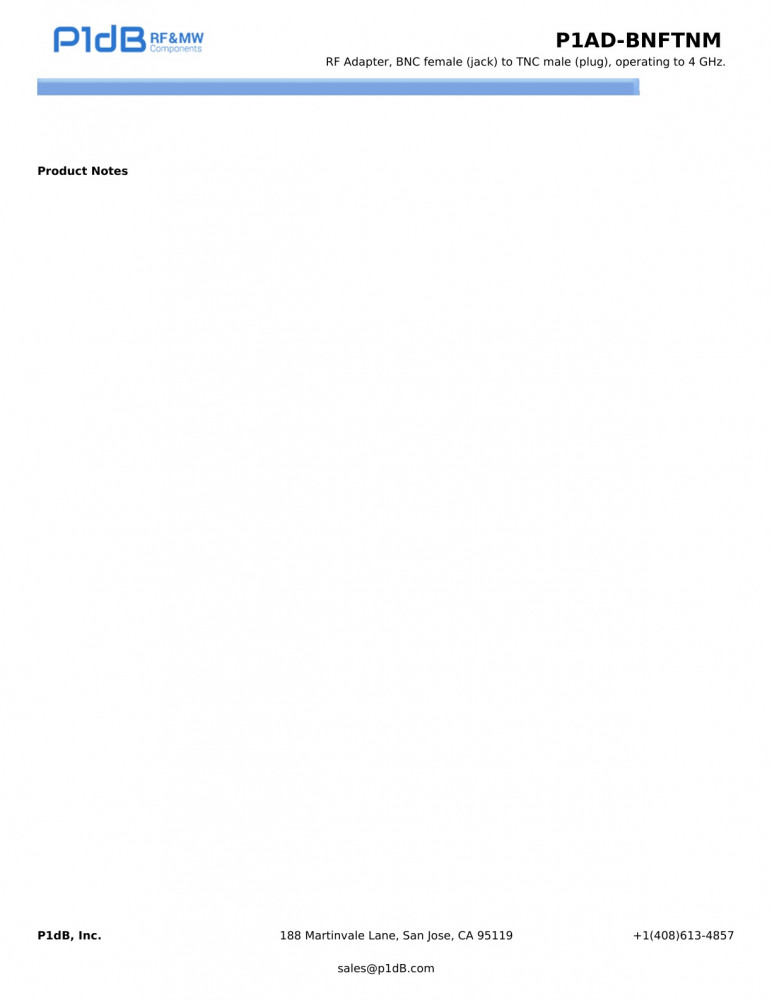 P1AD-BNFTNM technical document page 3