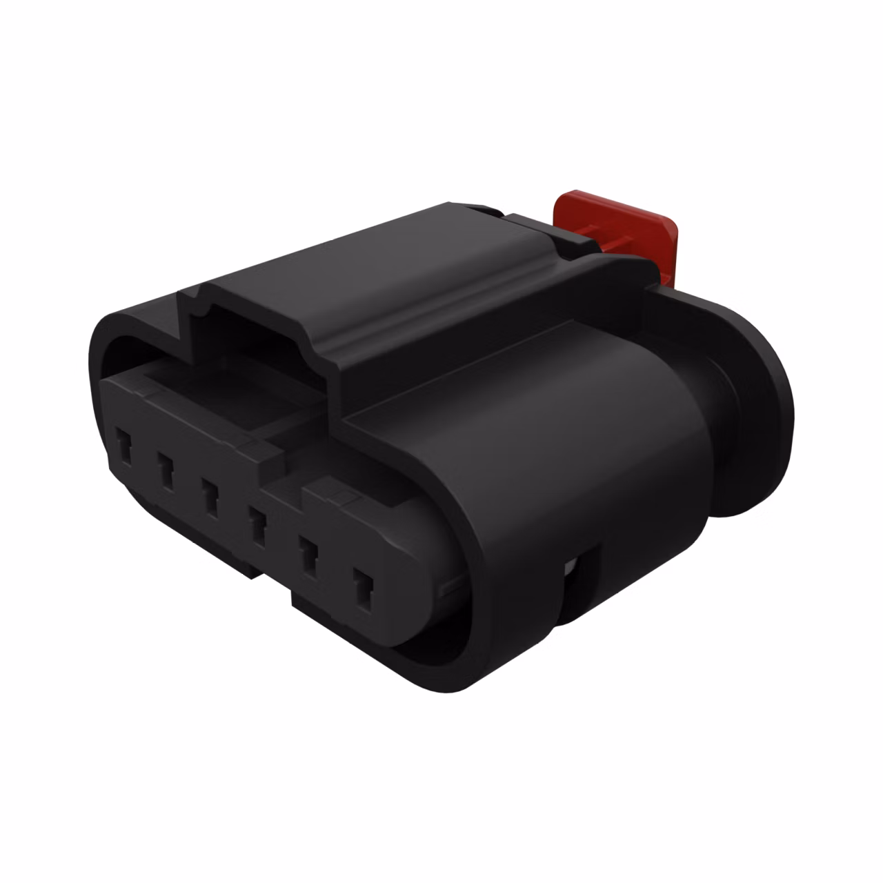 MXP120 Sealed Receptacle, 6 Circuit, Black Housing with Long Shroud (T3-V2-S3 with Backshell, T3-V2-S2 without Backshell), Key C, Dark Gray Insert for sale