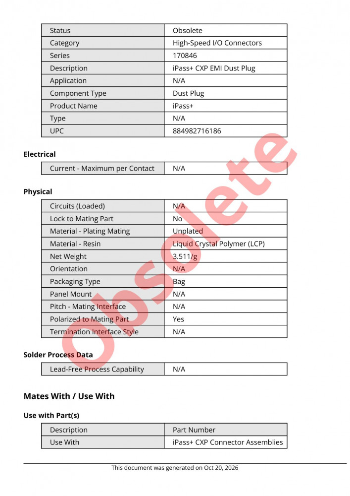 MOLEX 1708461001 product document image, page 2