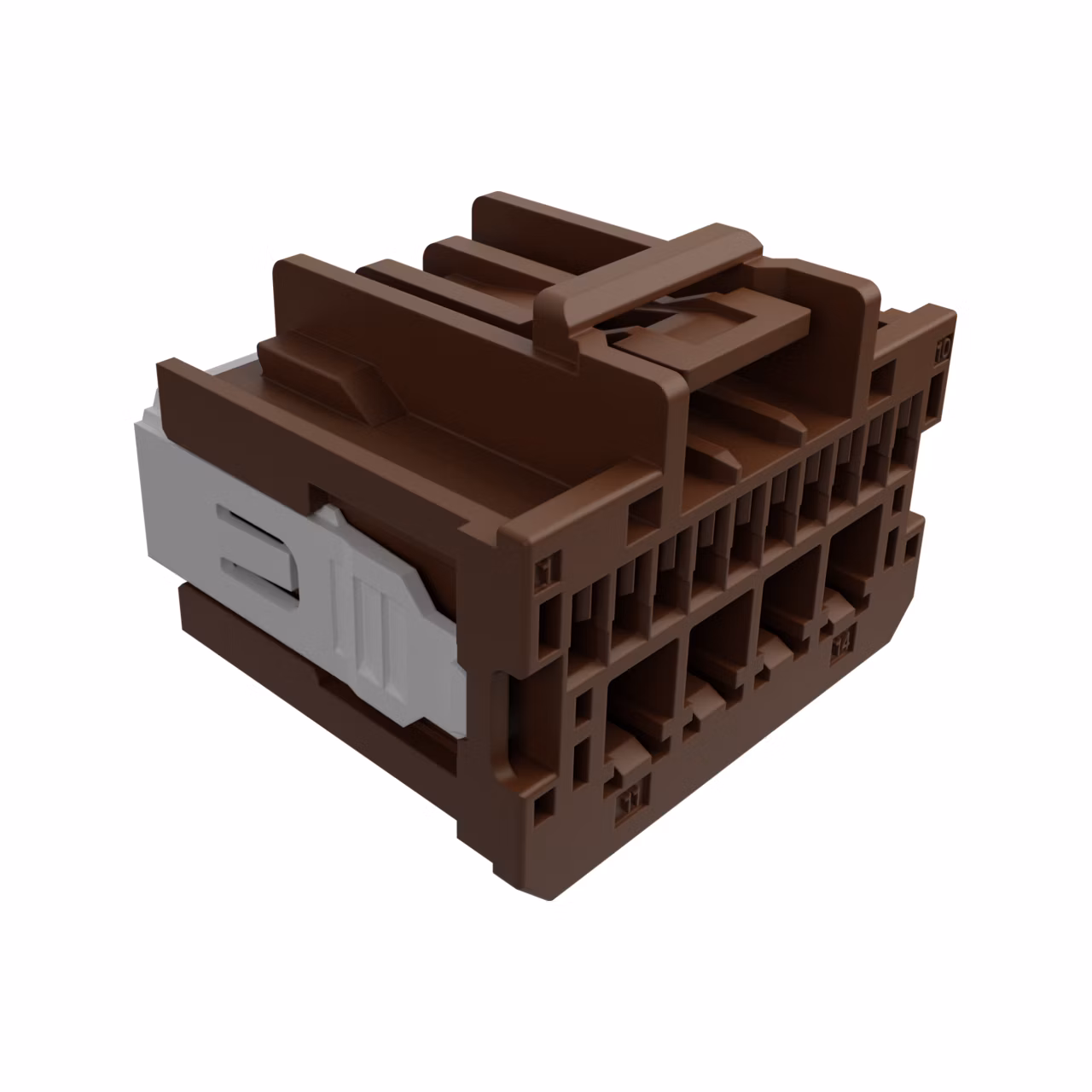 Stac64 Hybrid Receptacle Assembly, 14 Circuit, Brown, Polarization C for sale