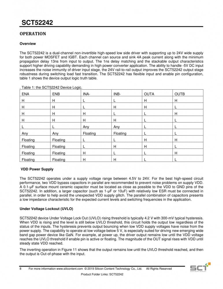 SCT52242STDR datasheet page 8