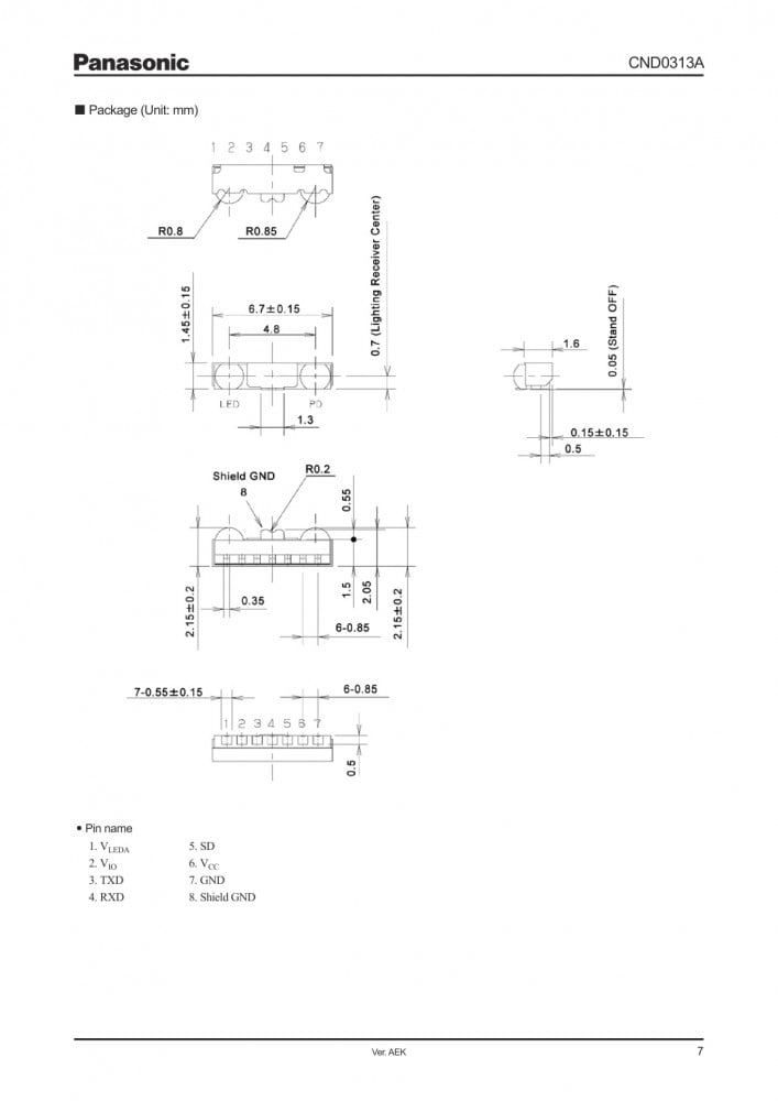 CND0313A technical document page 7