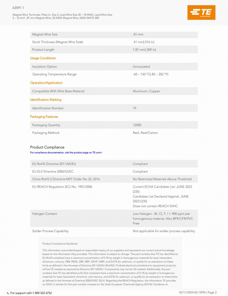 63591-1 technical document page 2