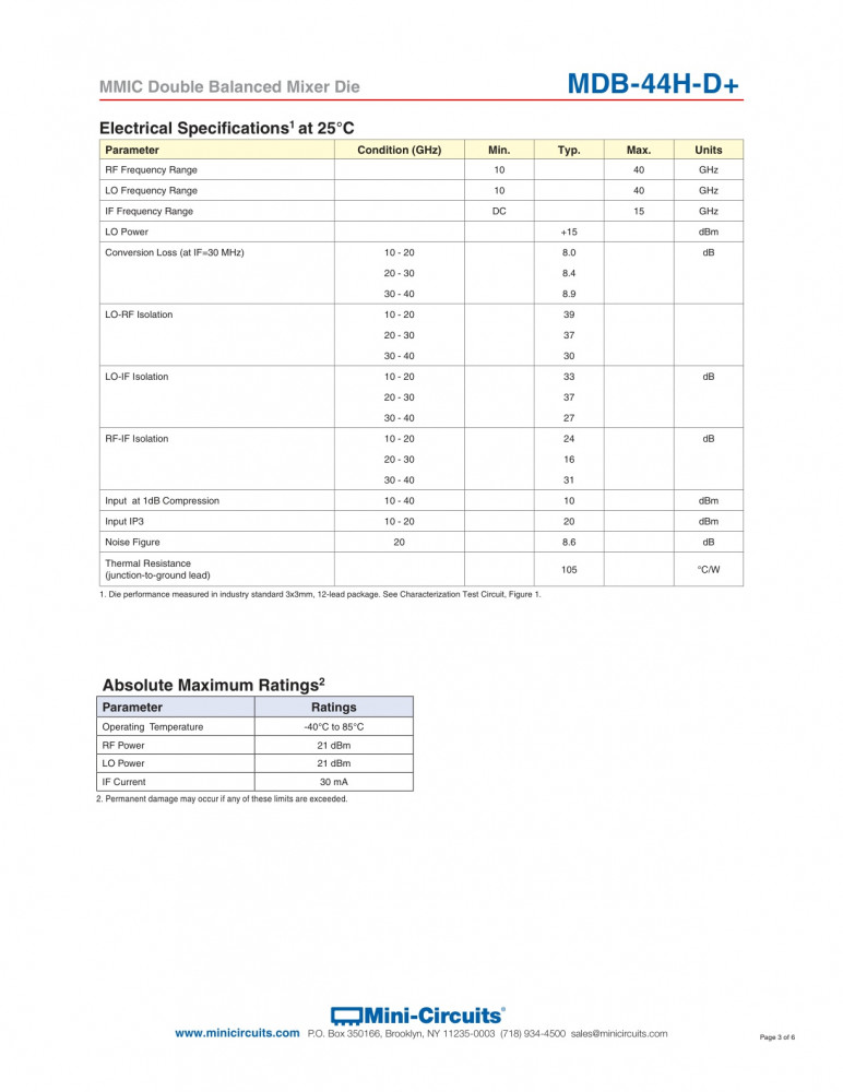 MDB-44H-DG+ datasheet page 3