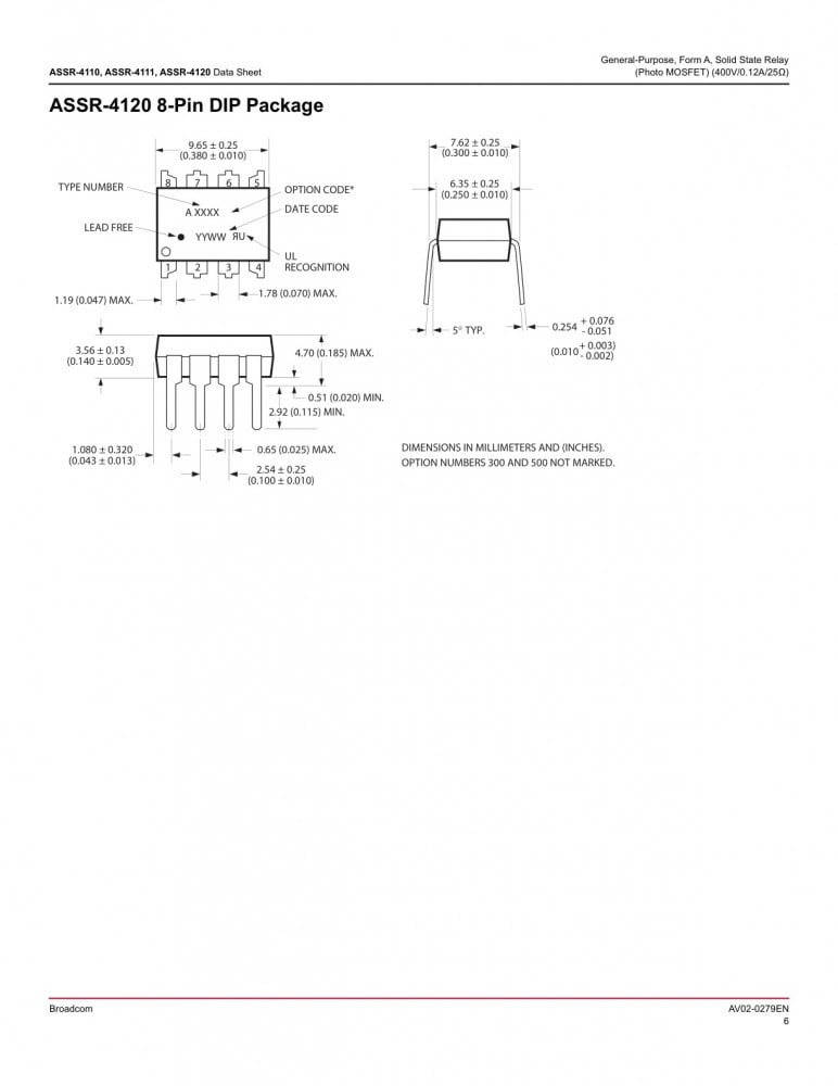 ASSR-4120-502E datasheet page 6