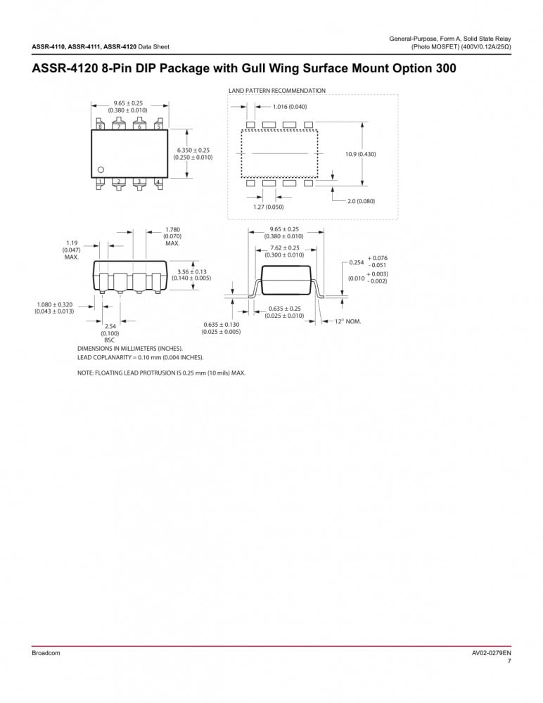 ASSR-4120-502E datasheet page 7