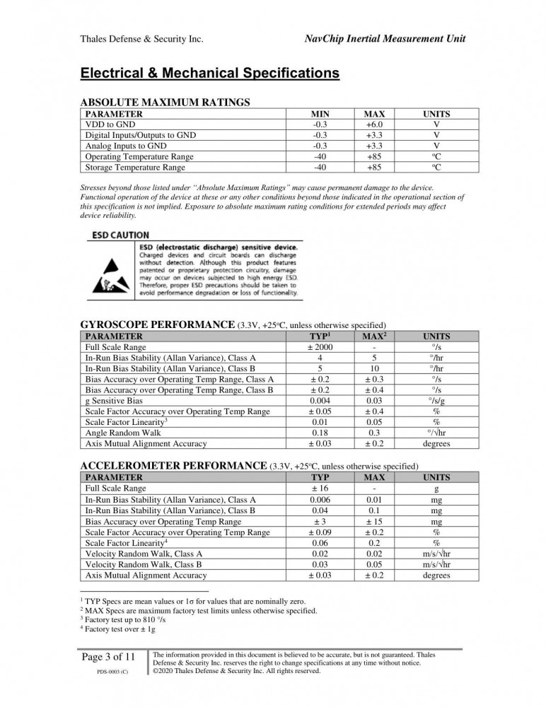 NavChip Series 3 document page 3