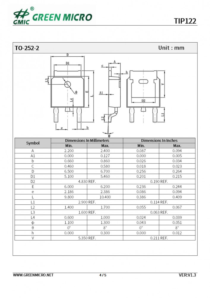 TIP122AT datasheet page 4
