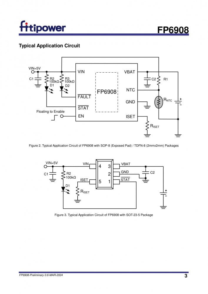 FP6908ASP datasheet page 3