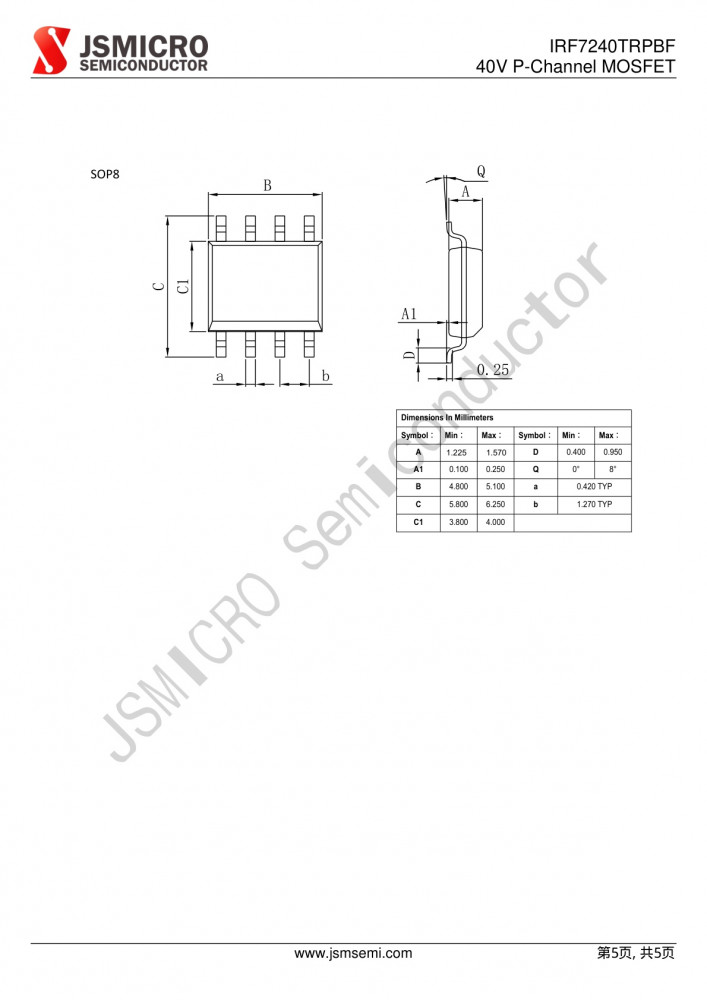 IRF7240TRPBF-JSM datasheet page 5