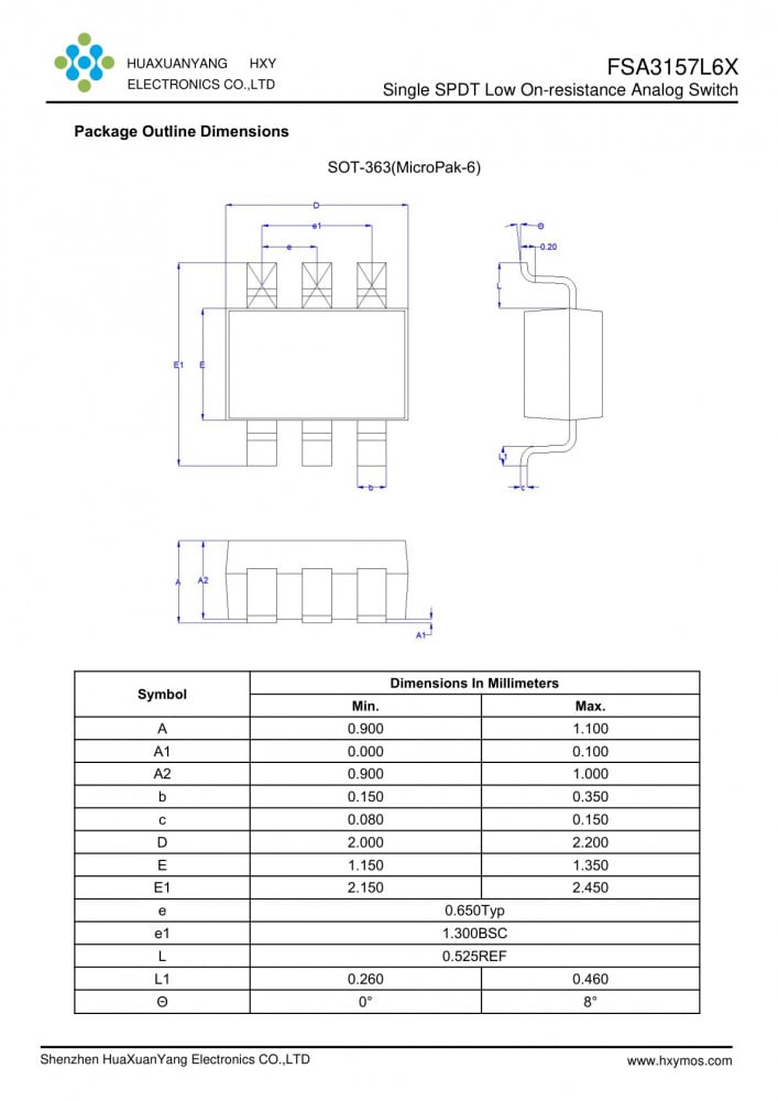 FSA3157L6X-HXY datasheet page 6