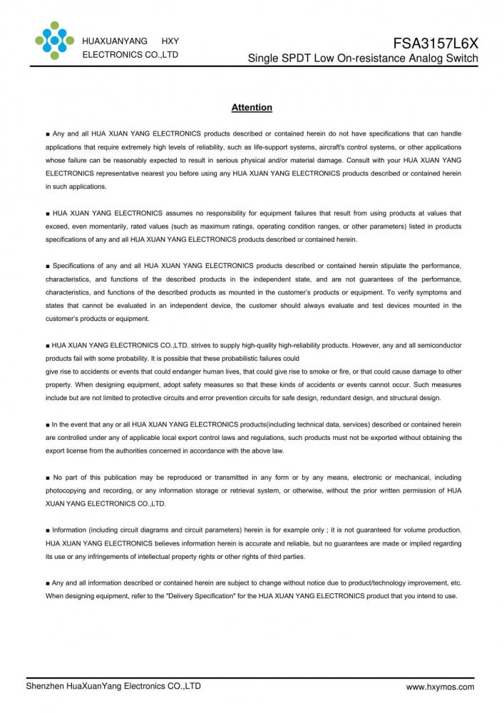 FSA3157L6X-HXY datasheet page 8