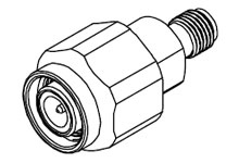 SMA Plug-to-MMCX Plug, Between-Series Adapter, Straight, Bag, 50 Ohms