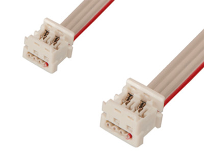 Picoflex PF-50 IDT-to-Picoflex PF-50 IDT Cable Assembly, 0.13m Length, Tin (Sn) Plating, 4 Circuits