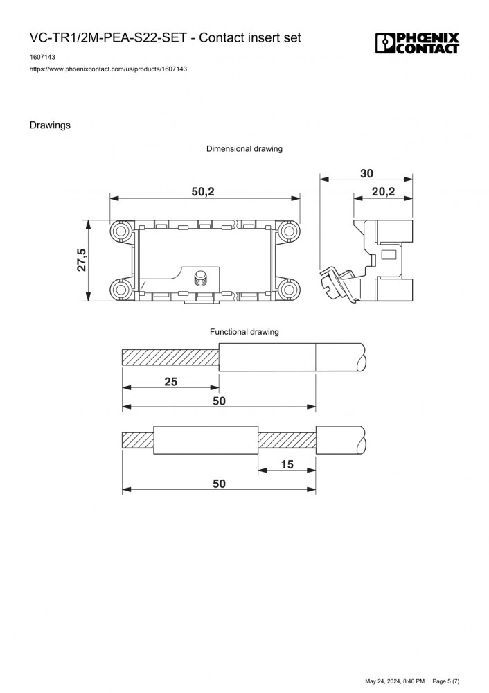 Phoenix Contact 1607143 technical document page 5
