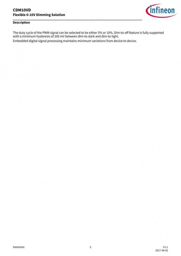 CDM10VD datasheet page 2