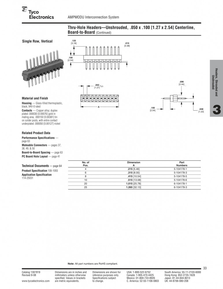 TE Connectivity AMPMODU System 50 document page 9