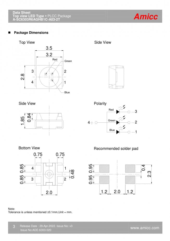 A-SC6303R6AGHB1C-A03-2T datasheet page 3