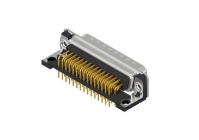 D-SUB High Density • 44-pos. • Plug • Solder pin angled • Plastic bracket • Quality class 3 • UNC 4-40 for sale