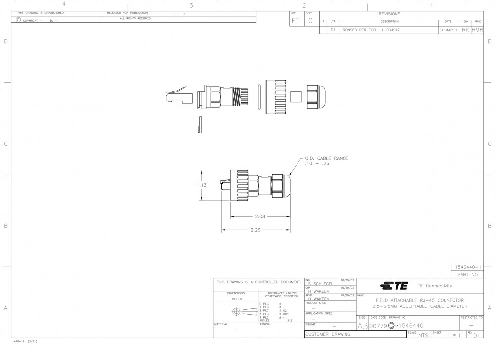 1546440-1 connector drawing, image 1