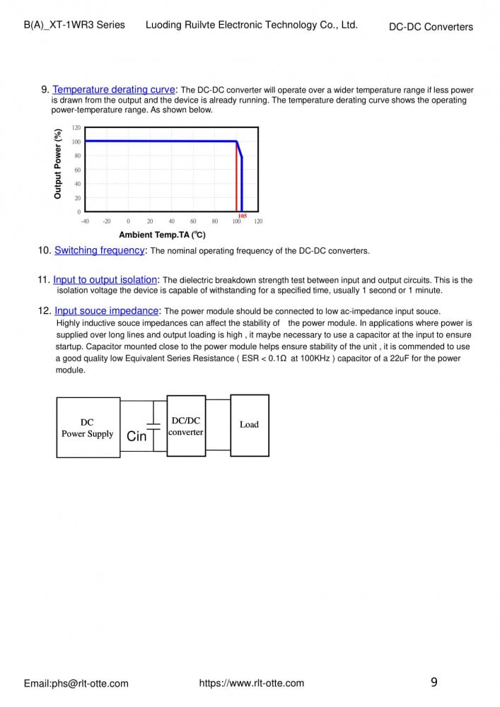 B0505XT-1WR3 datasheet page 9