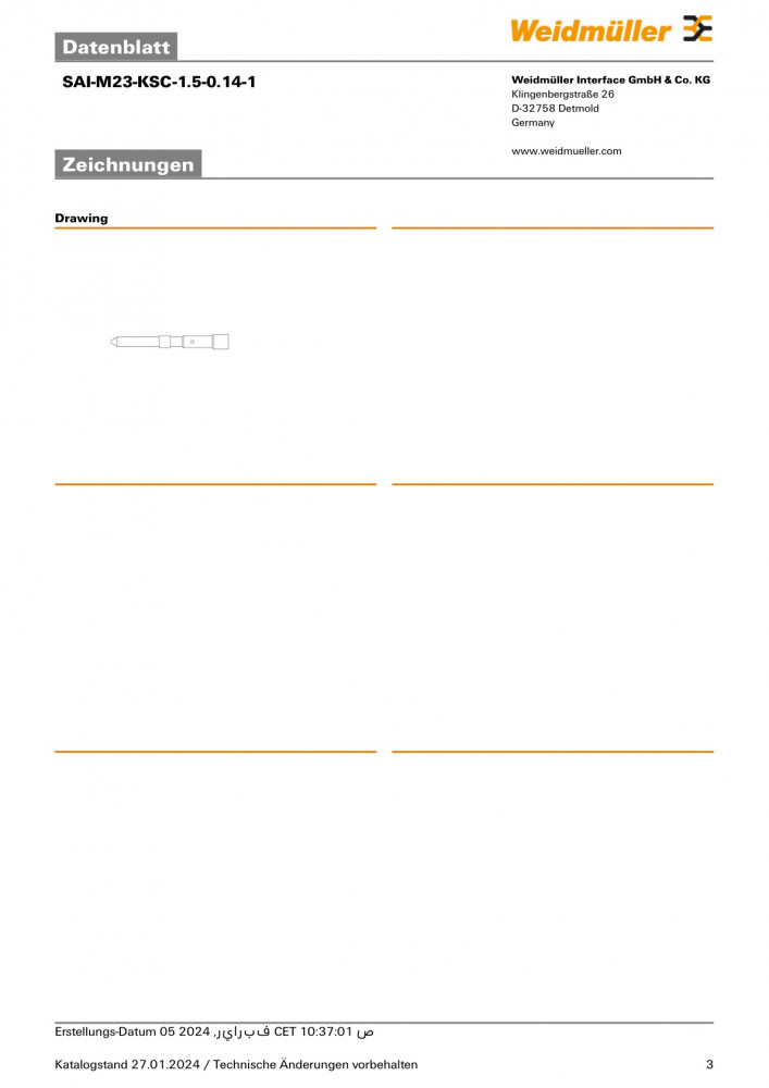 WEIDMULLER 1170220000 technical document page 3