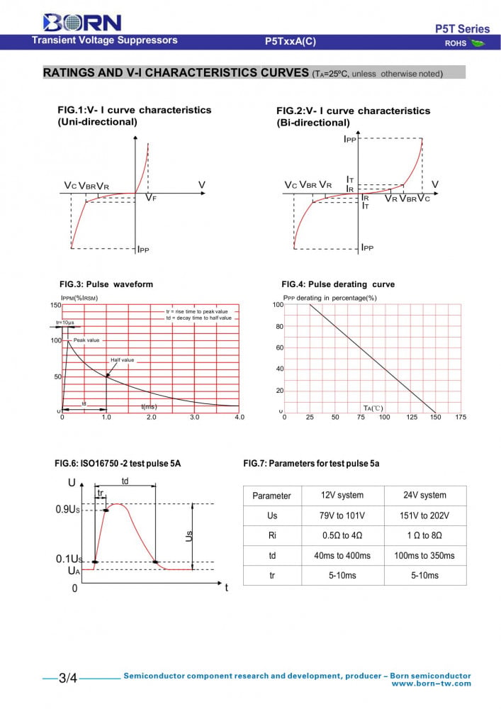 BORN P5T26A datasheet page 3