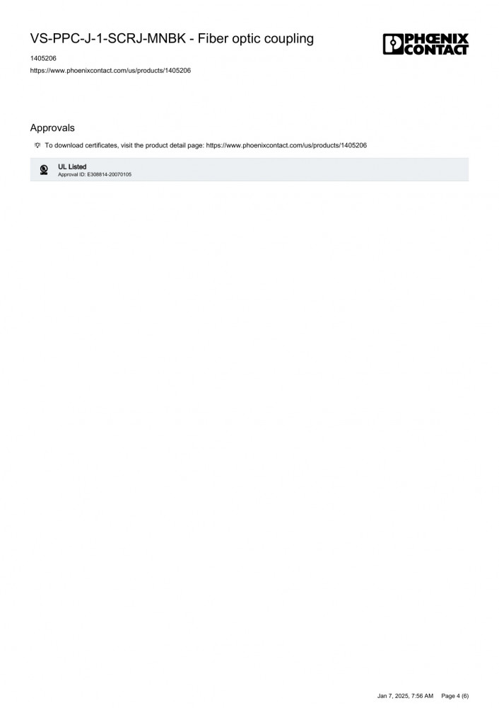 Phoenix Contact 1405206 technical document page 4