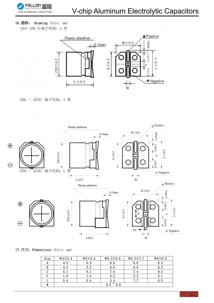 FOLLON datasheet page 5